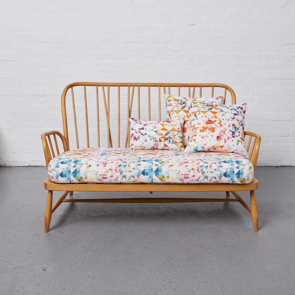 New Commission for Flock fabrics – Reloved Upholstery & Design